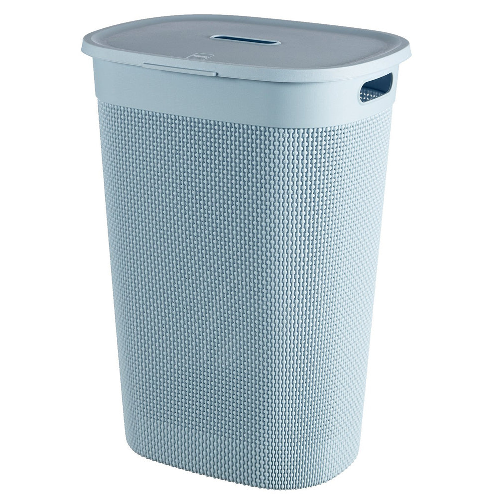 Curver Filo Laundry Hamper 55 Litre – Stone Blue