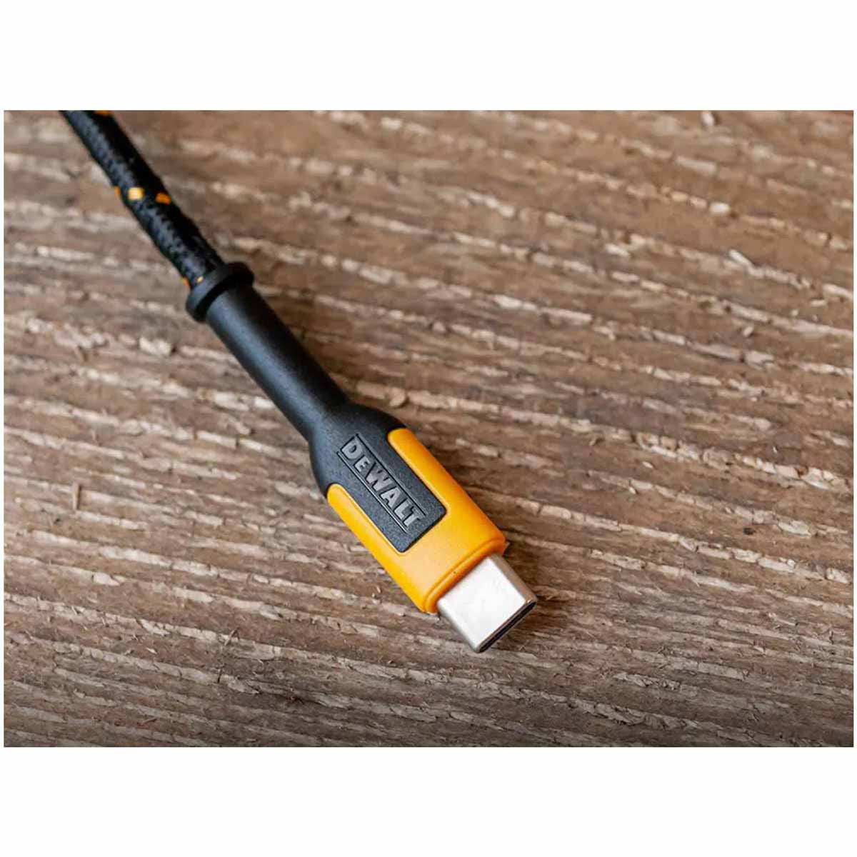 DeWalt USB C to USB C 100W Reinforced Charging Cable 1.2m (4ft)
