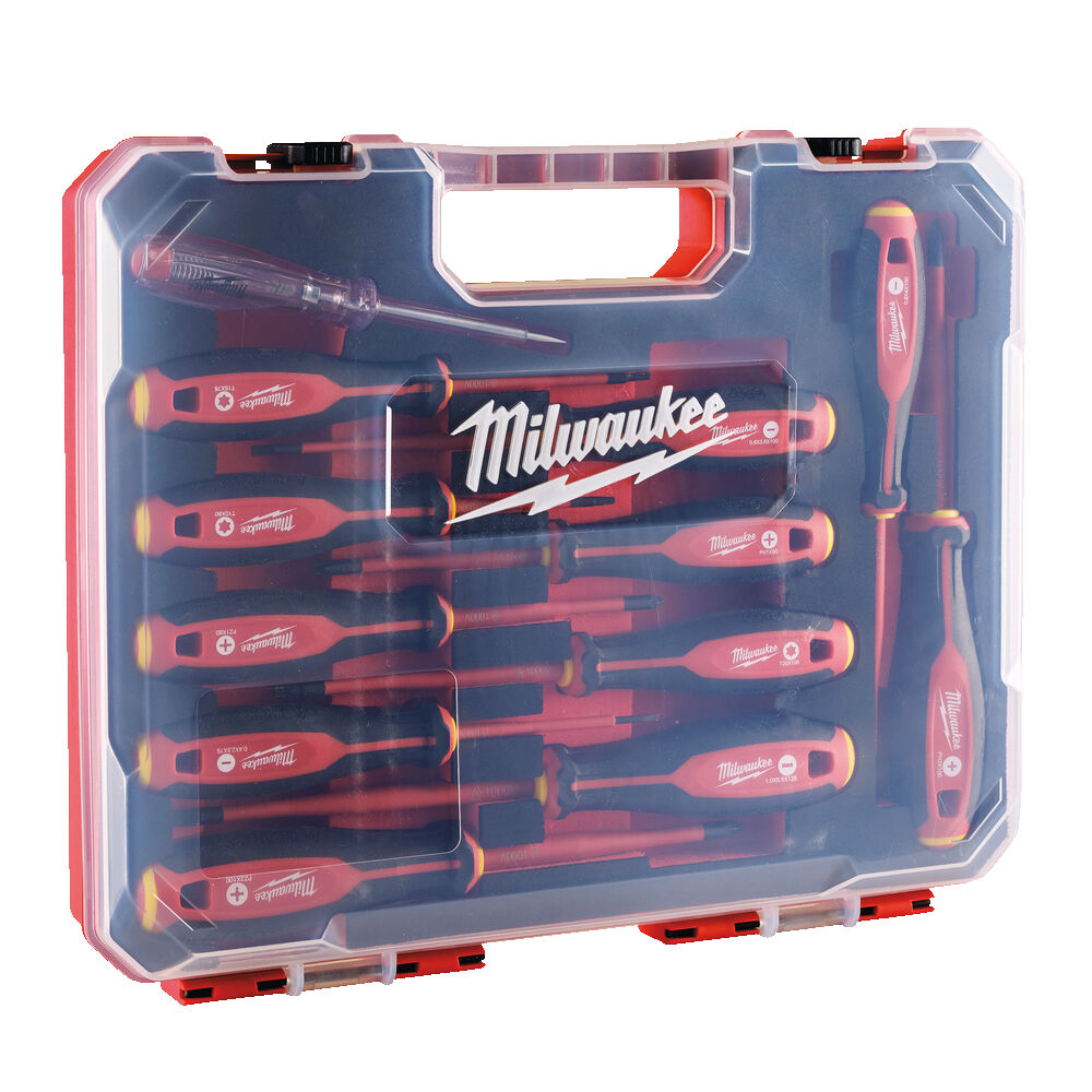 Milwaukee Tri-Lobe VDE Screwdriver Set - 12pcs