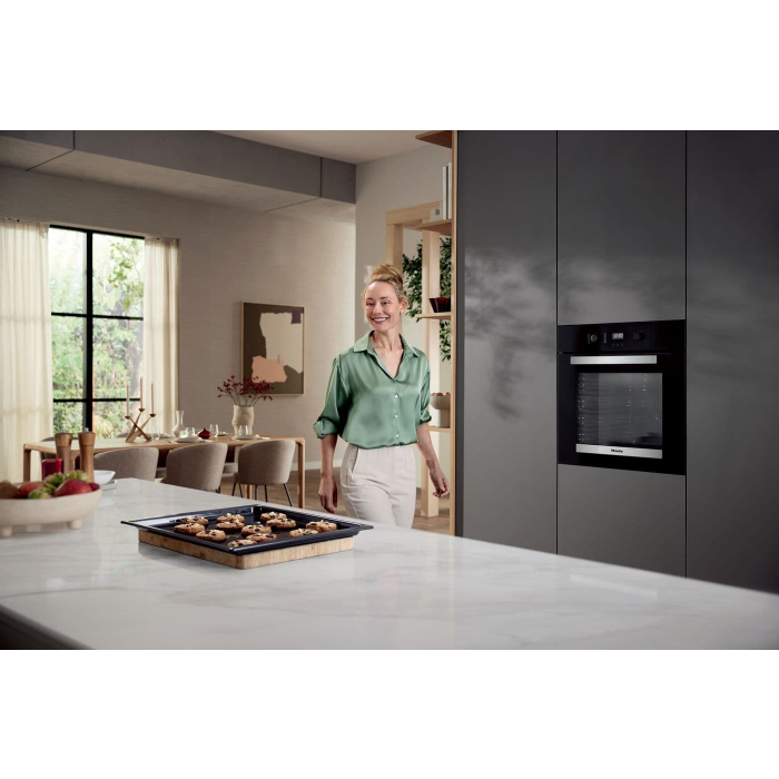 Miele H2455B, Built-In Oven w/ Catalytic Liners, Black
