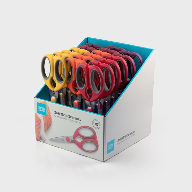 Soft Grip Kitchen Scissors 8.5"/ 21cm, soft touch handles