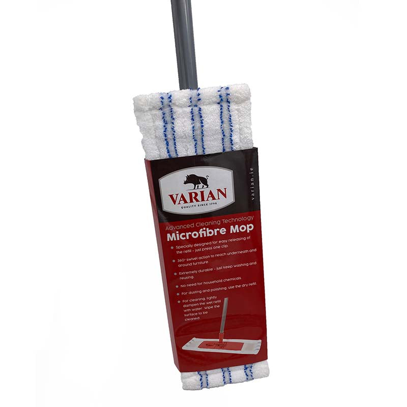 Micro Fibre Flat Mop & Handle
