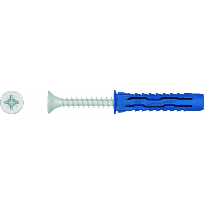 4ALL Universal Plug 6mm with screw [BAG OF 14]