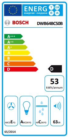 Bosch 60cm Box Design Cooker Hood | DWB64BC50B
